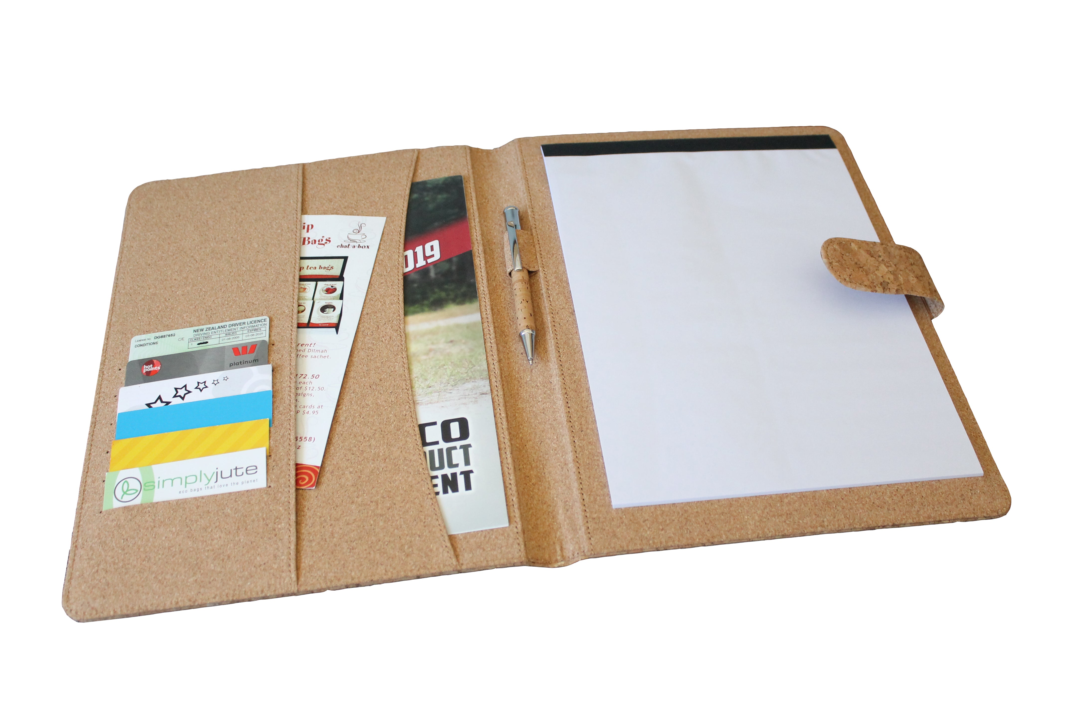 Cork A4 Folder/Compendium – SimplyJute